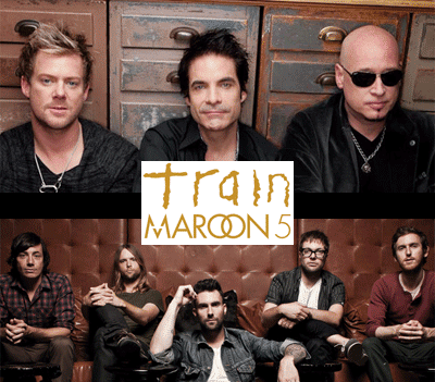 Train & Maroon 5: Wed 8/24/11 [Merriweather Post Pavilion] - DC Clubbing